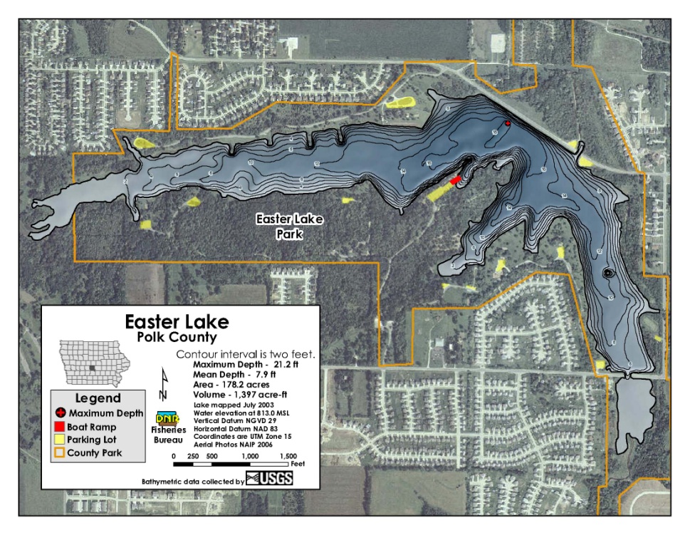 EL contour – Easter Lake Watershed Project