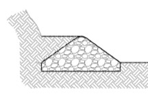 Toe rock design view – Easter Lake Watershed Project